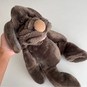 GANZ | Toys | Vintage Ganz Wrinkles Brown Dog Puppet Plush Stuffed ...